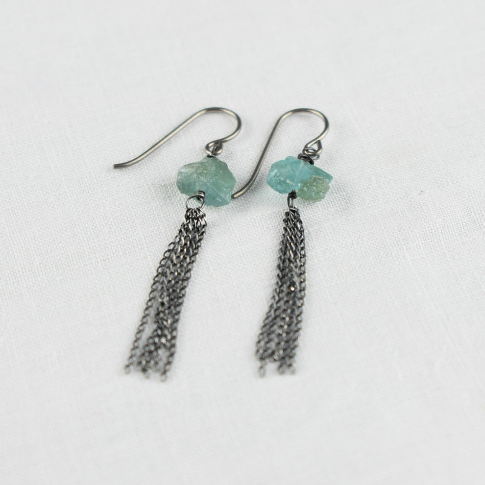 Sterling silver Chain, Chain, Chain fashion earring jewelry – Louise ...