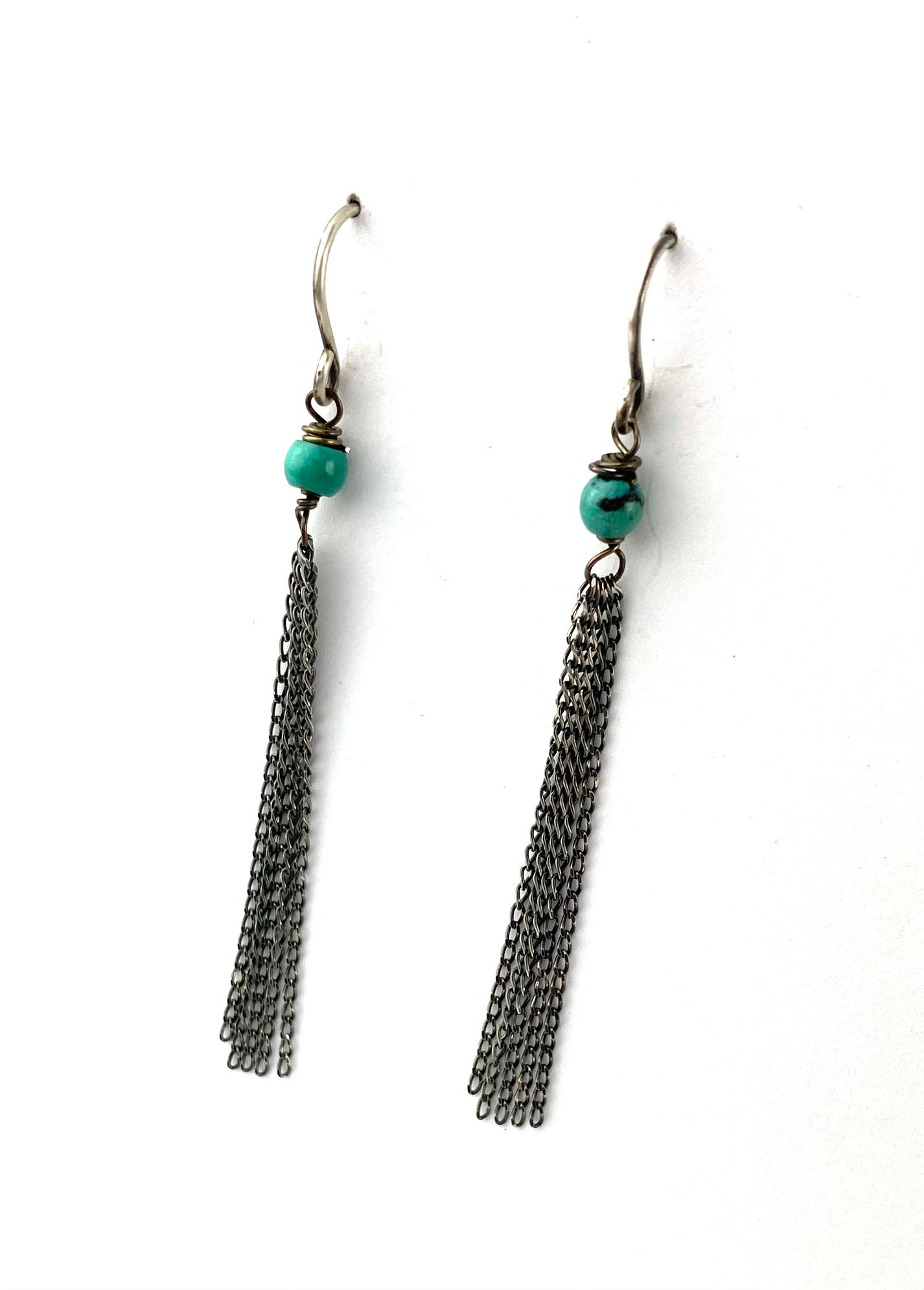 Sterling silver Chain, Chain, Chain fashion earring jewelry – Louise ...